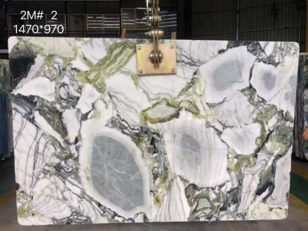 White Beauty Green Marble Slabs - Delivery Stone