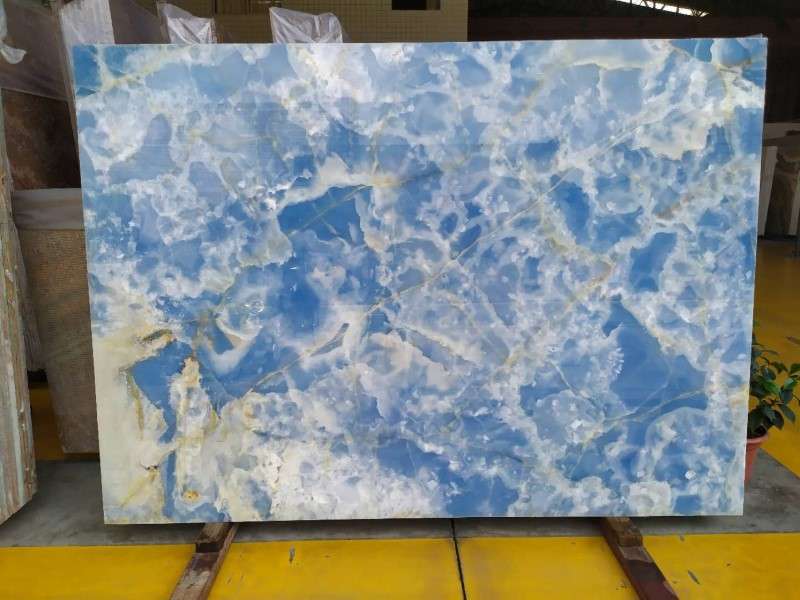 Blue Onyx Slabs and Tiles - Delivery Stone