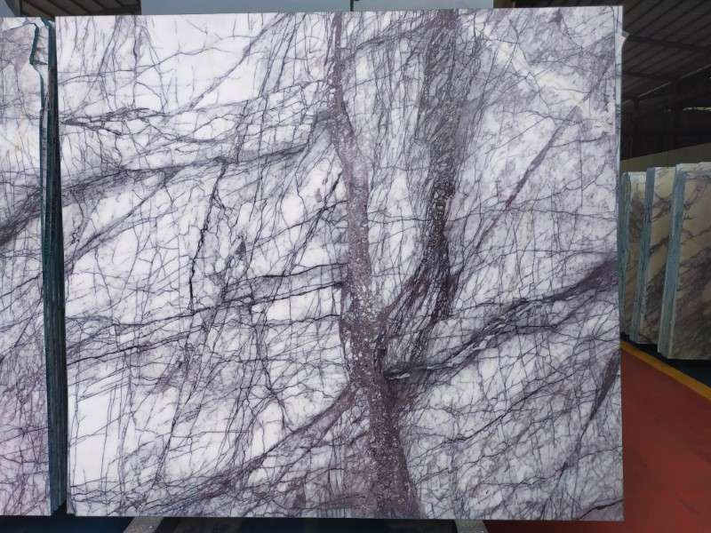 Premium Quality Lilac White Marble Slabs and Tiles - Delivery Stone